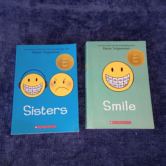 Scholastic | Other | Sisters And Smile Books By Raina Telgemeier | Poshmark